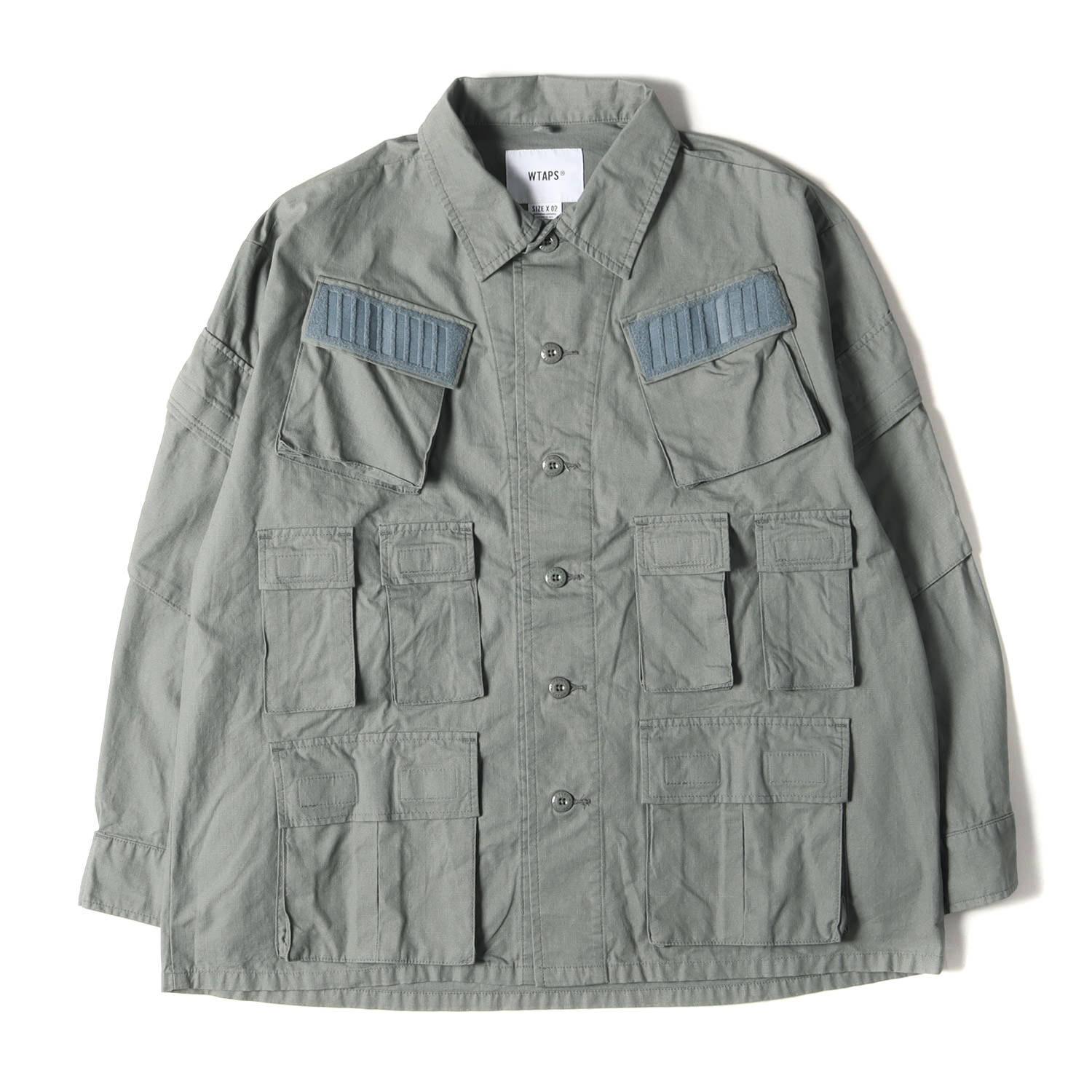 【楽天市場】WTAPS ダブルタップス ジャケット サイズ:M 19AW リップストップ モジュラー ミリタリー シャツ ジャケット ...