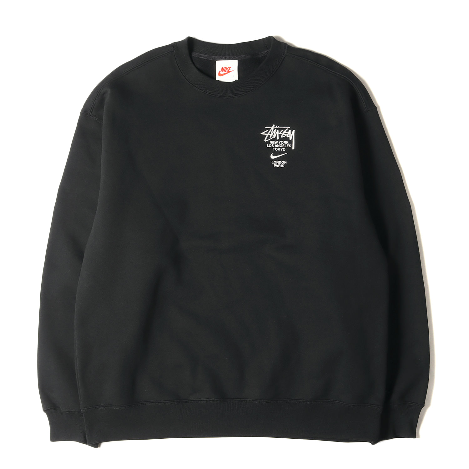 【楽天市場】STUSSY ステューシー スウェット サイズ:M 21SS NIKE ナイキ コラボロゴ オーバーサイズ スウェットシャツ ...