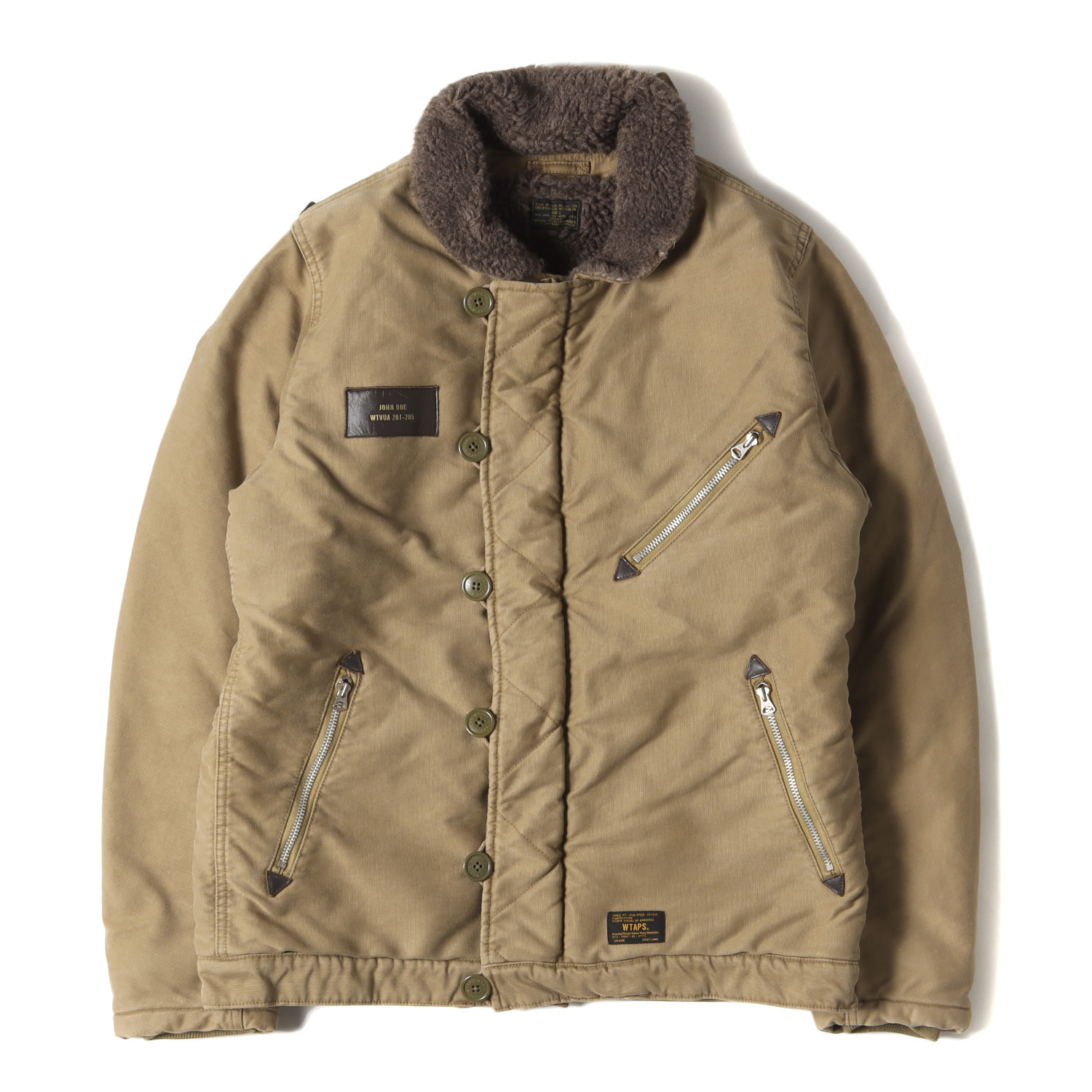【楽天市場】WTAPS ダブルタップス ジャケット サイズ:XL 12AW M43 アルパカウールボア デッキジャケット M-43 オリーブドラブ アウター ブルゾン ミリタリージャケット ...