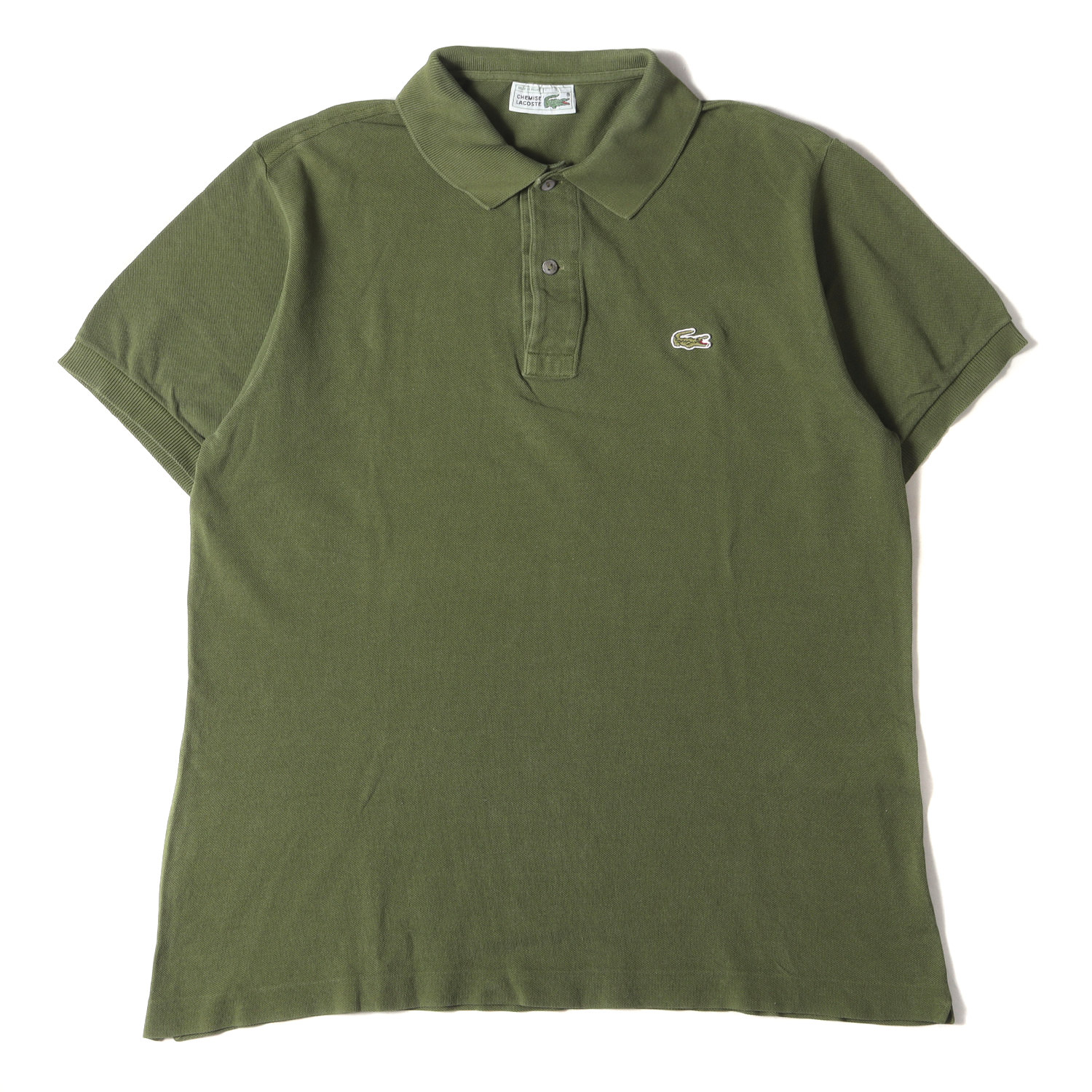 【楽天市場】LACOSTE ラコステ ポロシャツ サイズ:5 70～80s CHEMISE LACOSTE 鹿の子 半袖ポロシャツ フランス製 ...