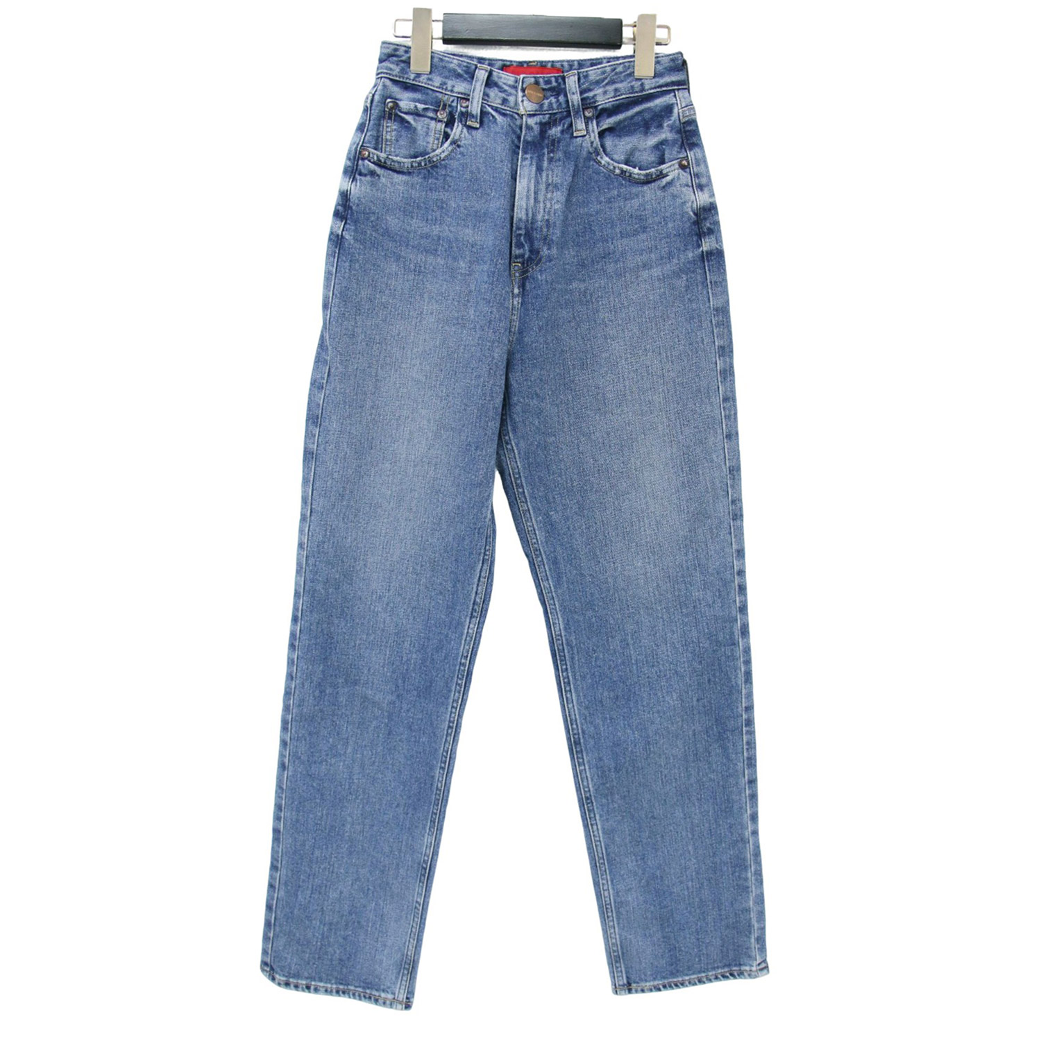 【楽天市場】RED CARD レッドカード デニム パンツ ストレート ブルー23 24春夏 ハイウエスト コットン ジーンズ ジーパン ...