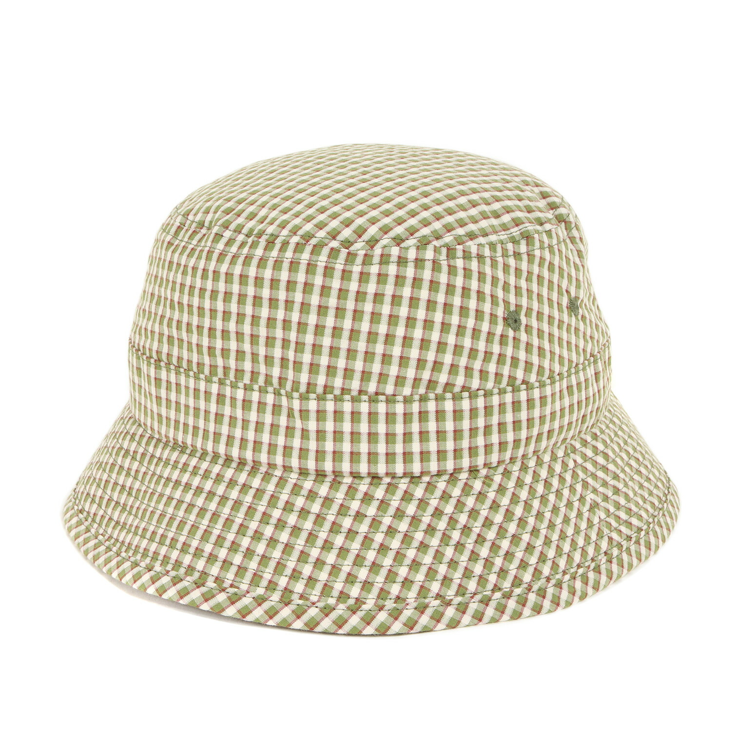 【楽天市場】PWA プア ハット ミニチェック シアサッカー ハット MINI SUCKER POD-HAT グリーン ブランド 帽子【メンズ ...