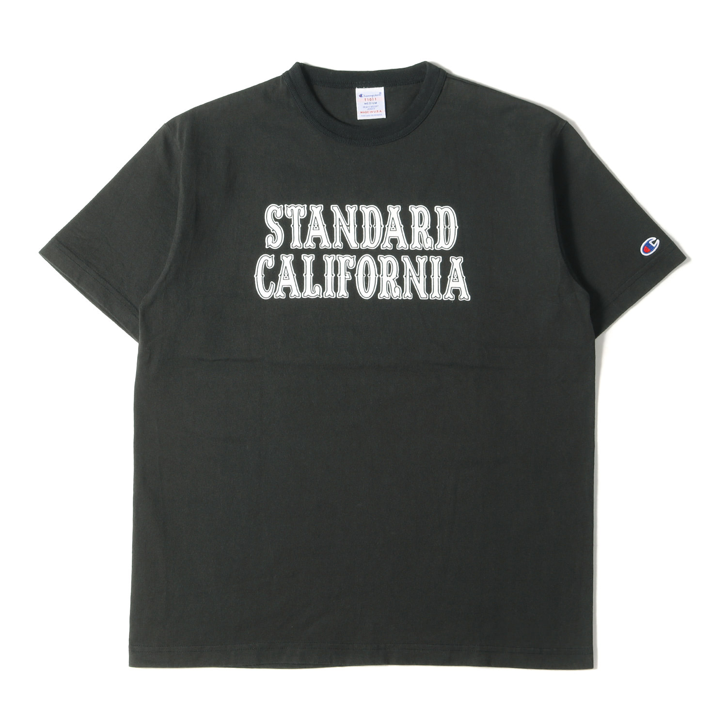 【楽天市場】STANDARD CALIFORNIA スタンダードカリフォルニア Tシャツ サイズ:M 23SS Champion ヘビーウェイト ロゴ クルーネック Tシャツ ブラック 黒 ...