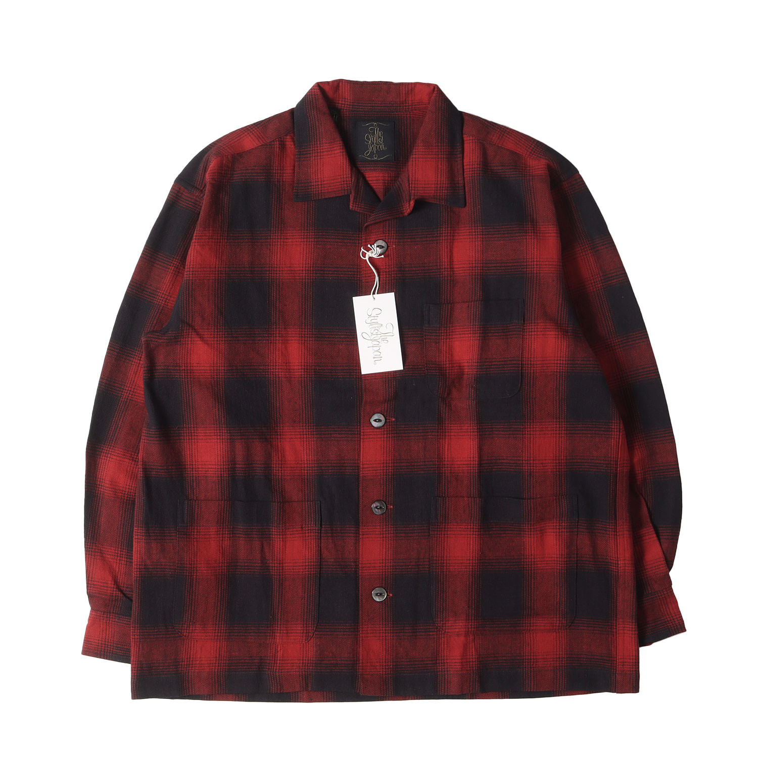 【楽天市場】The Stylist Japan スタイリストジャパン ジャケット サイズ:M 22AW オンブレチェック オープンカラー ...