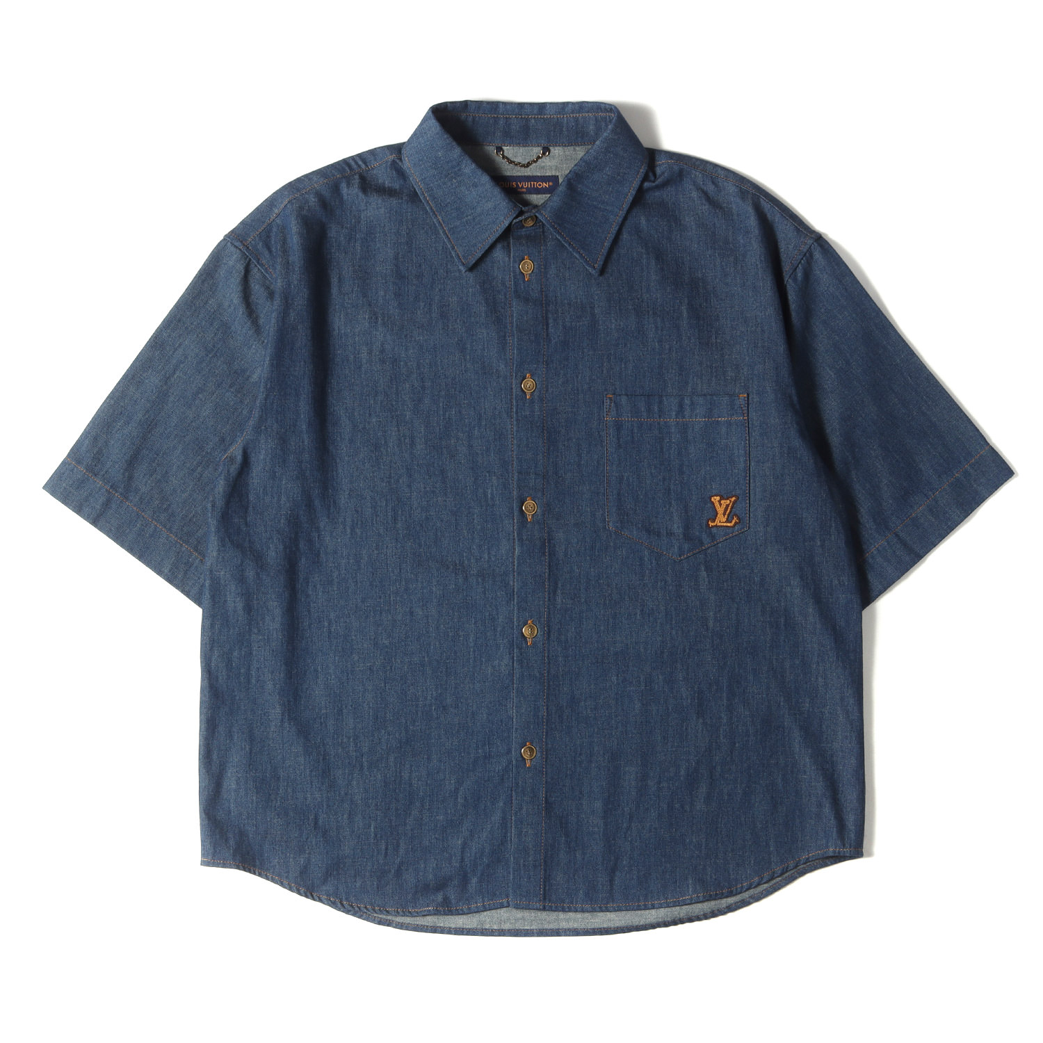 【楽天市場】LOUIS VUITTON ルイヴィトン シャツ サイズ:5L 24AW ロープ LV シグネチャー ロゴ 刺繍 半袖 ...