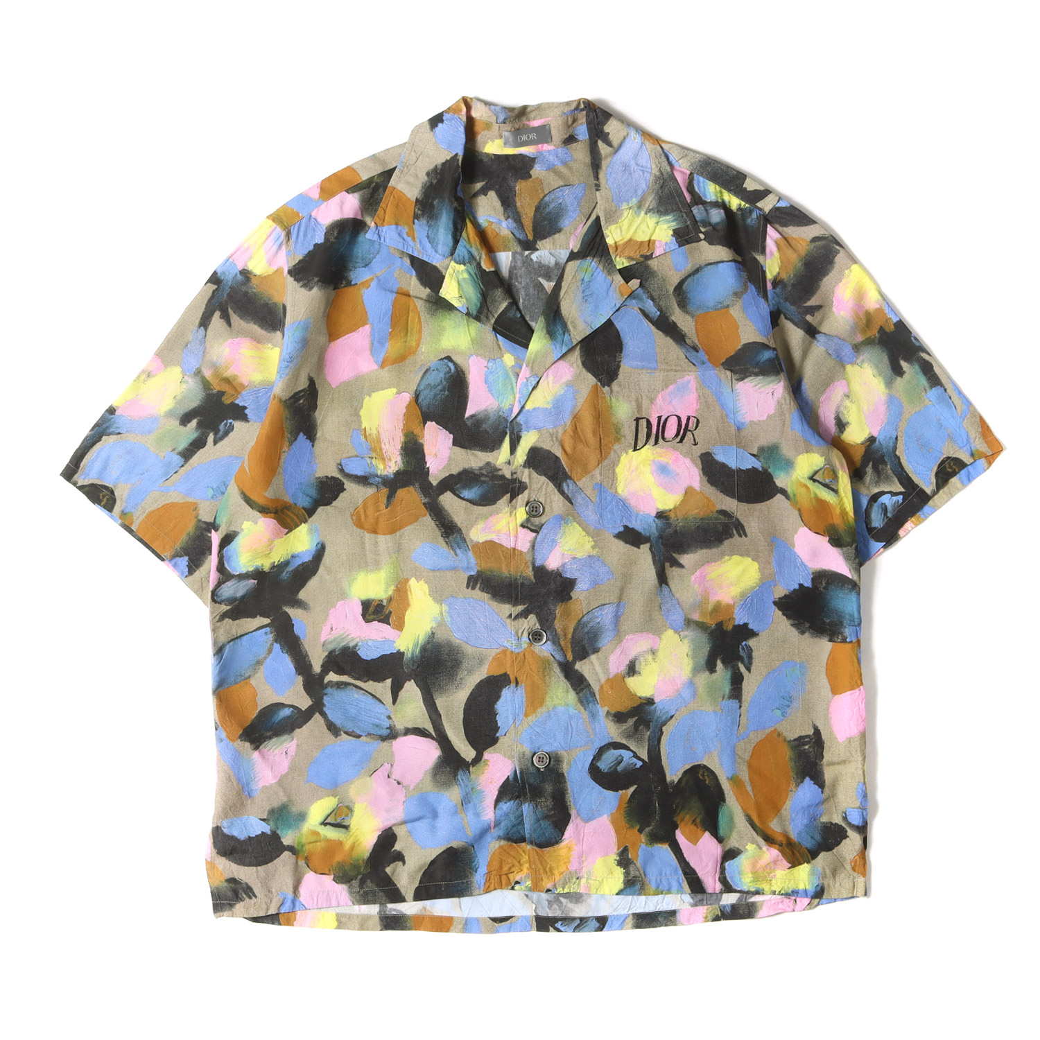 【楽天市場】Dior ディオール シャツ サイズ:39 / ALEX FOXTON ロゴ 刺繍 総柄 グラフィック 半袖 オープンカラー ...