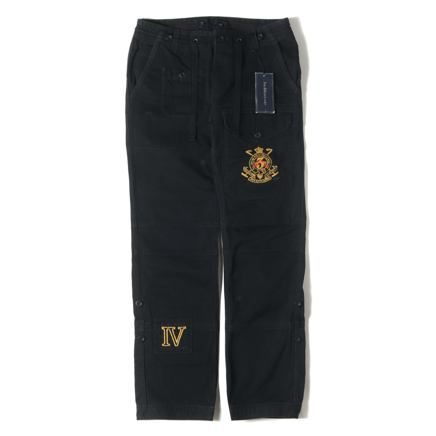 【楽天市場】POLO Ralph Lauren ポロ ラルフローレン パンツ サイズ:28×30 / エンブレム刺繍 ダメージ加工 コットン ...