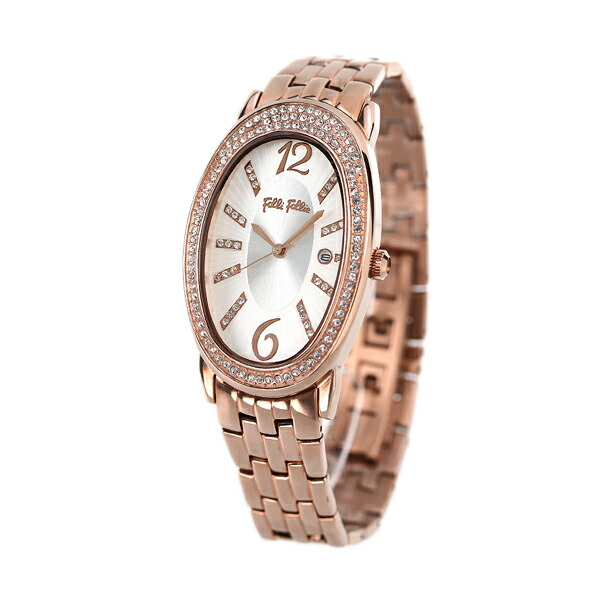 【楽天市場】フォリフォリ 時計 アイボリー 29mm クオーツ レディース 腕時計 WF2B012BTW-XX Folli Follie シルバー×ピンクゴールド：Infinitown