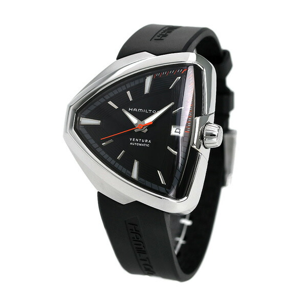 【楽天市場】H24555331 ハミルトン HAMILTON ベンチュラ ELVIS80 自動巻き メンズ 腕時計 ブラック エルヴィス80 ...