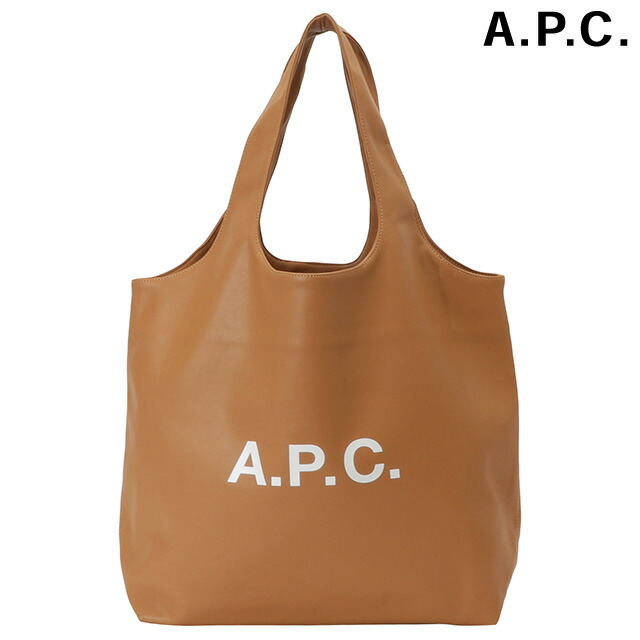 【楽天市場】【あす楽対応】 アーペーセー A.P.C. PUAAT M61565 CAF CARAMEL APC ニノン トートバッグ ...