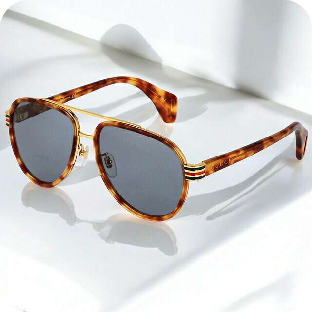 【楽天市場】グッチ サングラス メンズ ブランド GUCCI GG0447S ブラウン：Infinitown