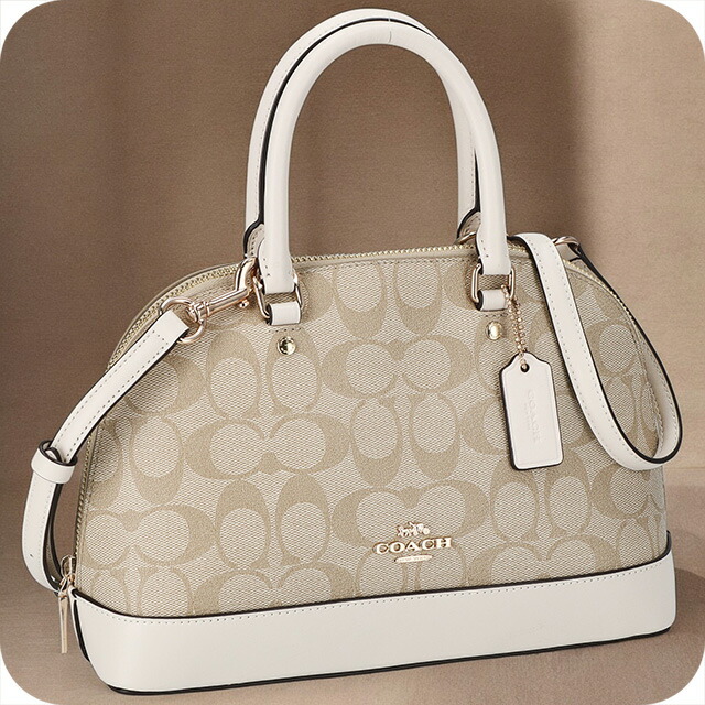 【楽天市場】\楽天スーパーSALE★さらに+9倍／ コーチ ハンドバッグ レディース ブランド COACH 27583 IMDQC ベージュ ...