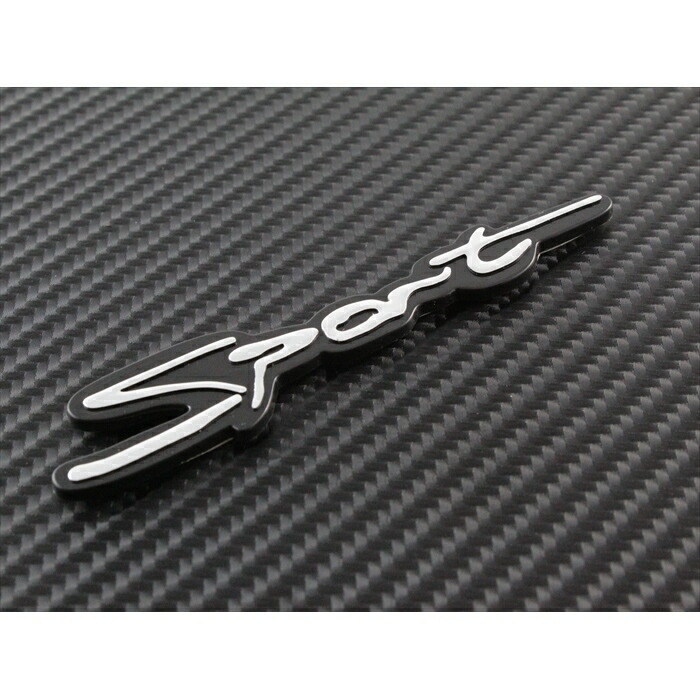 【楽天市場】Sport スポーツ エンブレム 汎用 スモールサイズ Sports 両面テープ ステッカー ドレスアップ【カー用品のお店BeeTech】車用品 カーアクセサリー おしゃれ 女性 ...