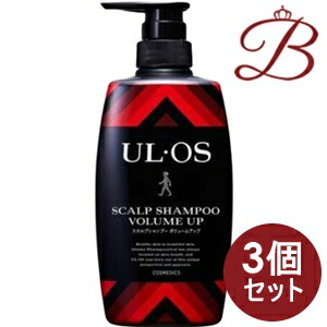 【楽天市場】【×3個】大塚製薬 UL・OS ウルオス スカルプシャンプー ボリュームアップ ポンプ500mL：bellashop