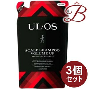 【楽天市場】【×3個】大塚製薬 UL・OS ウルオス スカルプシャンプー ボリュームアップ 詰替え420mL：bellashop