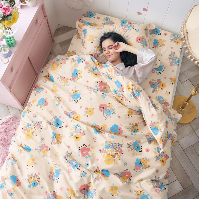 【楽天市場】 シングル 【Disney】 ディズニー 綿素材を使った掛け布団カバー「とんすけ＆ミス・バニー」 寝具 カバー 掛けふとんカバー ...