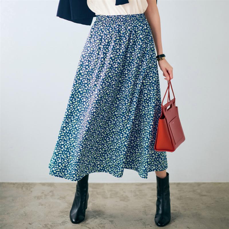 【楽天市場】【ベルメゾン】プリントスカート S M L LL 3L レディース 女性 スカート ロングスカート ロング ロング丈 ロング丈 ...