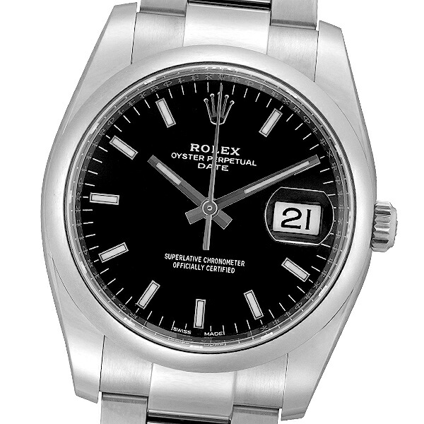 【楽天市場】【未使用】【保証書2021年7月記載】ROLEX ロレックス オイスターパーペチュアル デイト 115200 ランダム品番 ...
