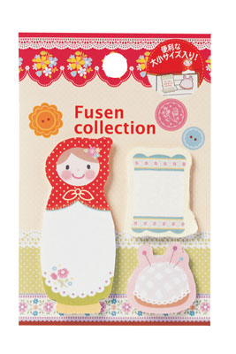 【楽天市場】 付箋コレクション M032-53（マトリョ小物） Fusen collection：べるえぽ