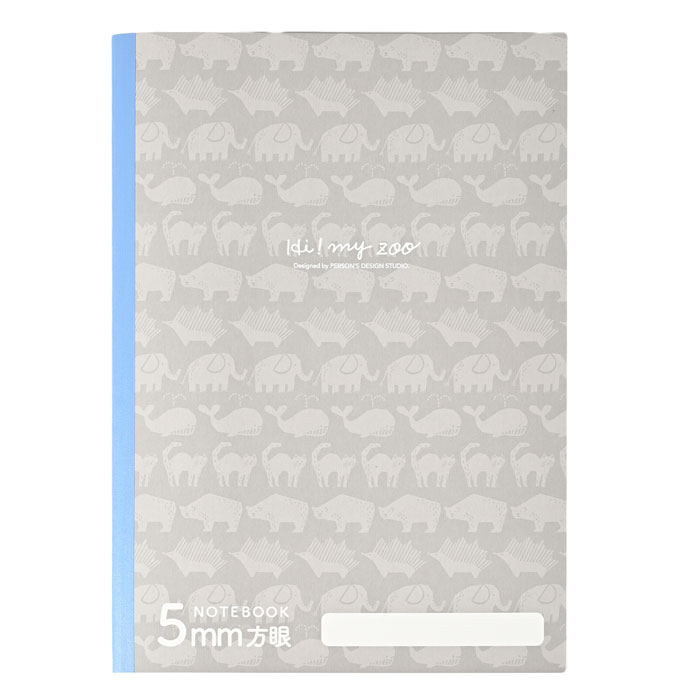 【楽天市場】ハイマイズー 学習帳 5mm方眼 B5サイズ【HZ032】5mm方眼中紙30枚 本体サイズ：約H252×W179×D4mm HY! MY ZOO KUTSUWA クツワ株式会社【5 ...