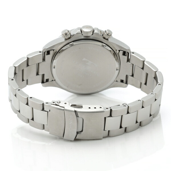 【楽天市場】【テクノス】 TECHNOS ソーラーウォッチ 太陽電池 腕時計 メンズ クロノグラフ ホワイト文字盤 ステンレスベルト TE4001SW：Bell Field