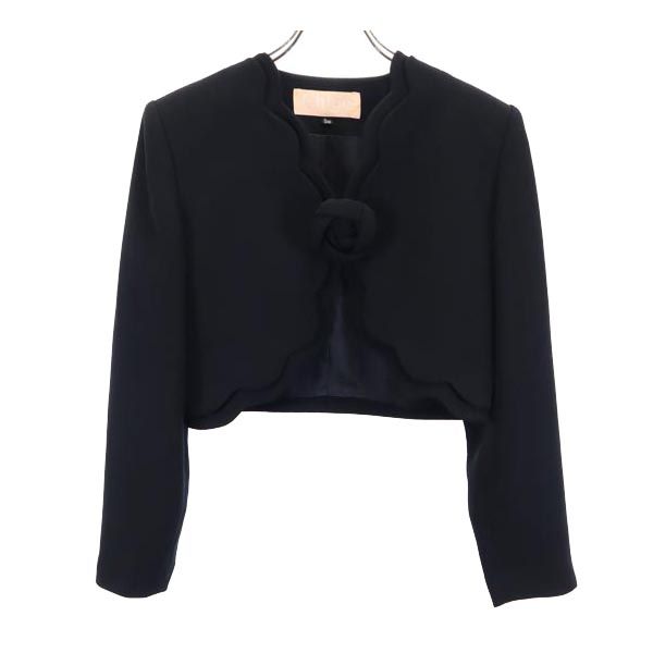【楽天市場】クロエ 日本製 フォーマル ジャケット 9 ブラック Chloe コサージュ付き レディース 【中古】 【231009】：Bellis