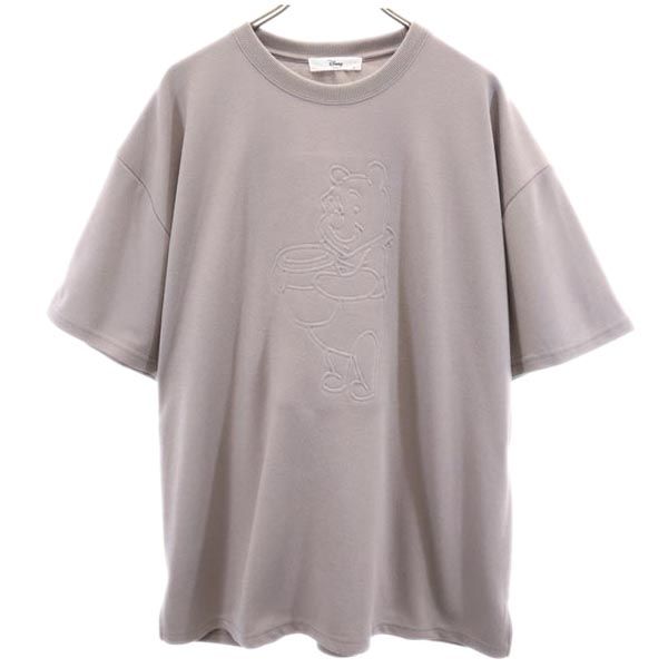 【楽天市場】ディズニー プーさん 半袖 エンボス加工 Tシャツ LL ブラウン Disney キャラクター レディース 【中古】 【231001】：Bellis