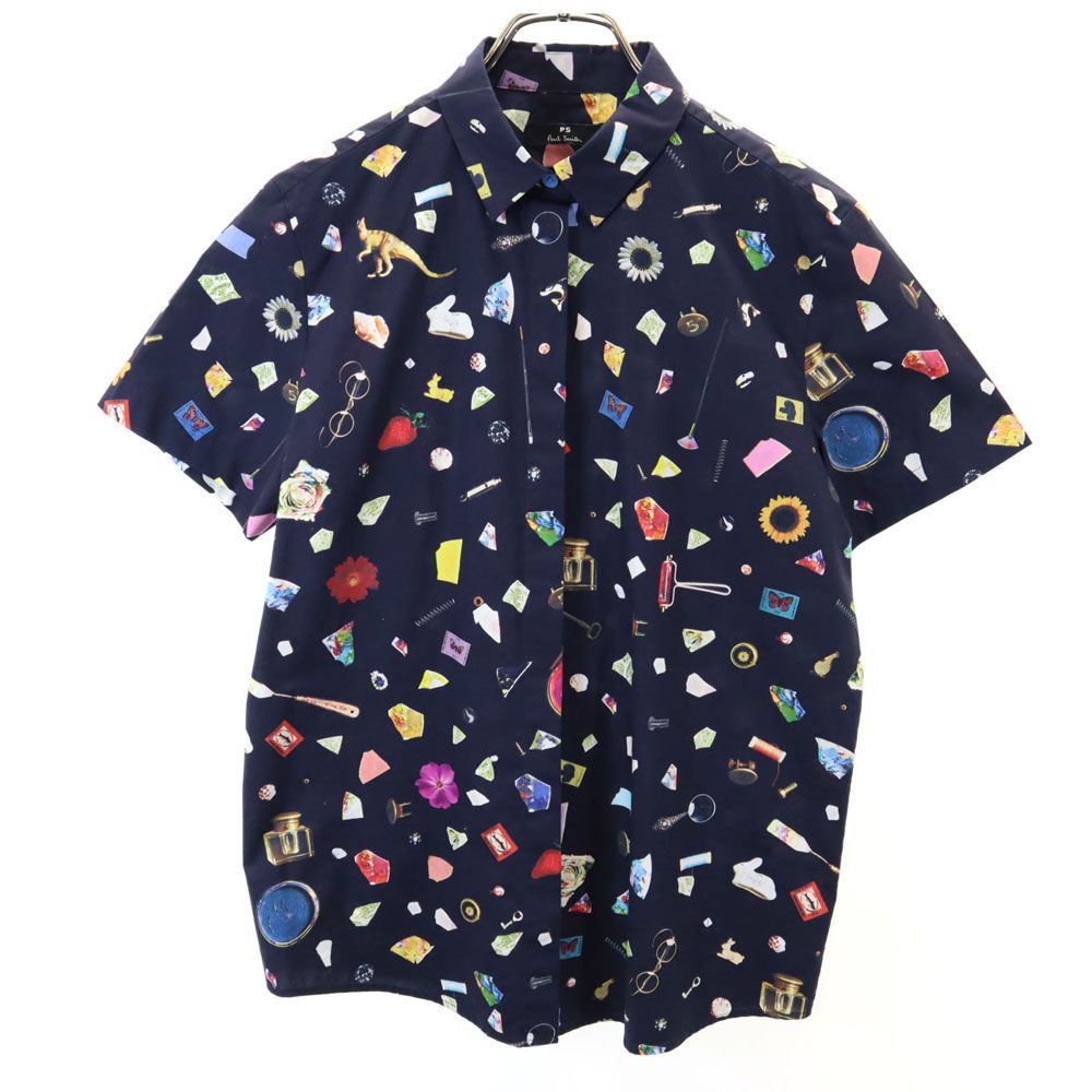 【楽天市場】ピーエスポールスミス 半袖 シャツ 40 ネイビー PS Paul Smith レディース 【中古】 【240504】 メール便可 ...