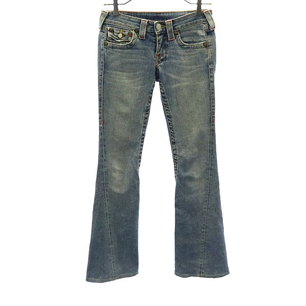 【楽天市場】トゥルーレリジョン ブーツカット デニムパンツ W24 ブルー TRUE RELIGION ジーンズ レディース 【中古】 【231102】：Bellis