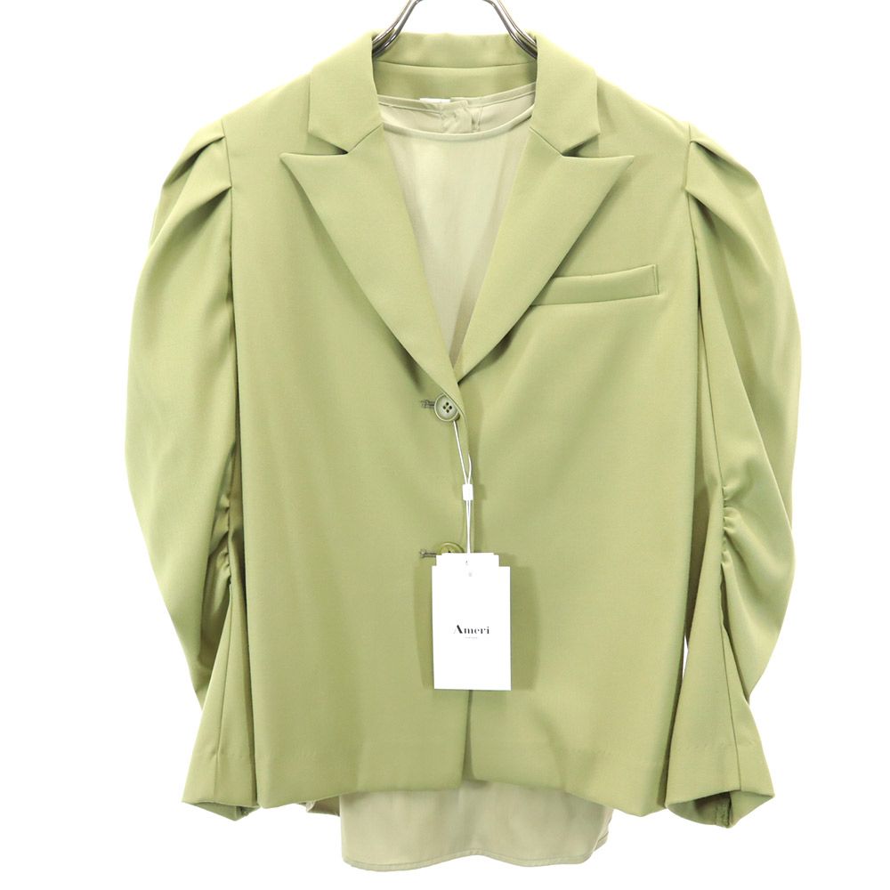 【楽天市場】古着 未使用 AMERI UNDRESSED アメリ 長袖ブラウス付き テーラードジャケット F カーキ タグ付き レディース 【中古】 【PD】：Bellis
