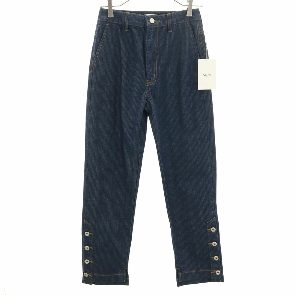 【楽天市場】古着 未使用 AMERI UNDRESSED アメリ ストライプ柄 ストレートデニムパンツ w25 ジーンズ タグ付き レディース 【中古】 【PD】：Bellis