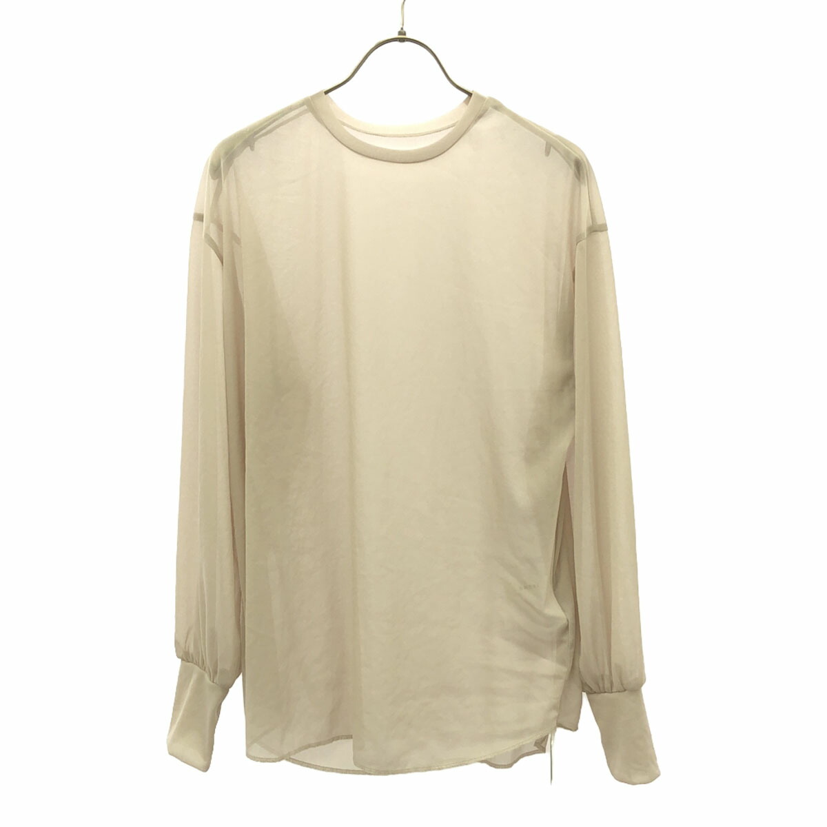 【楽天市場】古着 未使用 AMERI UNDRESSED アメリ 長袖 シースルー カットソー M グレージュ レディース 【中古】 【PD】：Bellis