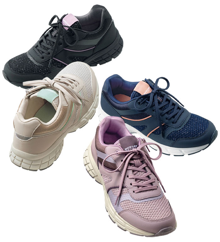 【楽天市場】スニーカー レディース ＜ダンロップリファインド＞4E軽量切替スニーカー2025夏 ベルーナ belluna 22.0cm-25 ...