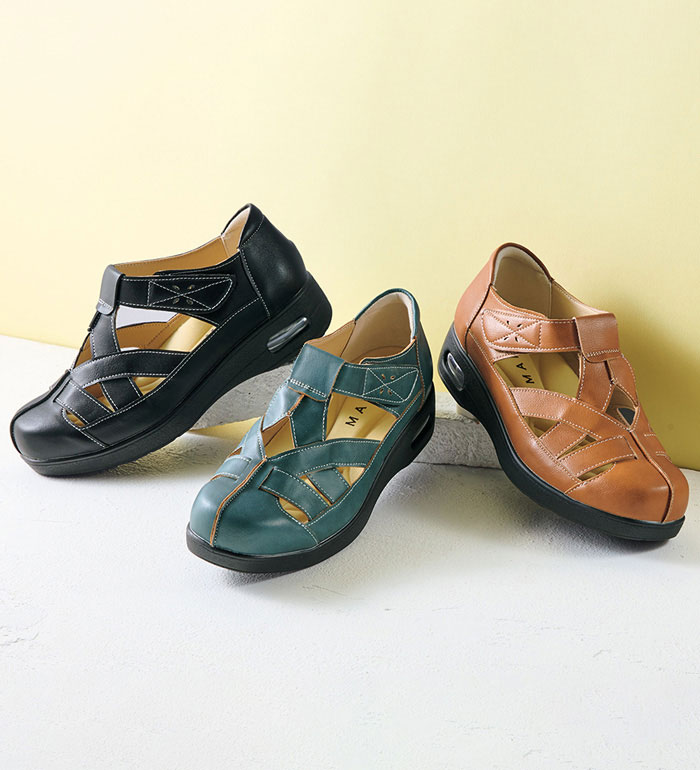 【楽天市場】サンダル レディース 5Eエアソールグルカ風シューズ 25盛夏 ベルーナ belluna 22.5cm-25.5cm：ベルーナ