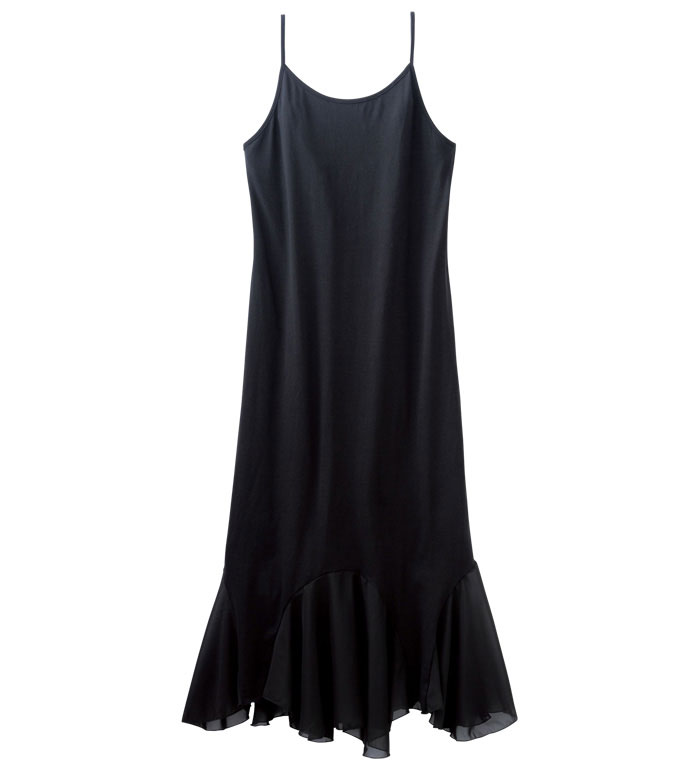 【楽天市場】インナーシャツ 裾魅せシフォンワンピース(M～3L) ベルーナ belluna ラヴィエンヌ 母の日：ベルーナ