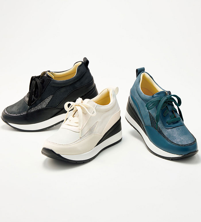 【楽天市場】スニーカー レディース 4E厚底ラインデザインスニーカー ベルーナ belluna 2025秋冬 22.0cm～25.0cm：ベルーナ