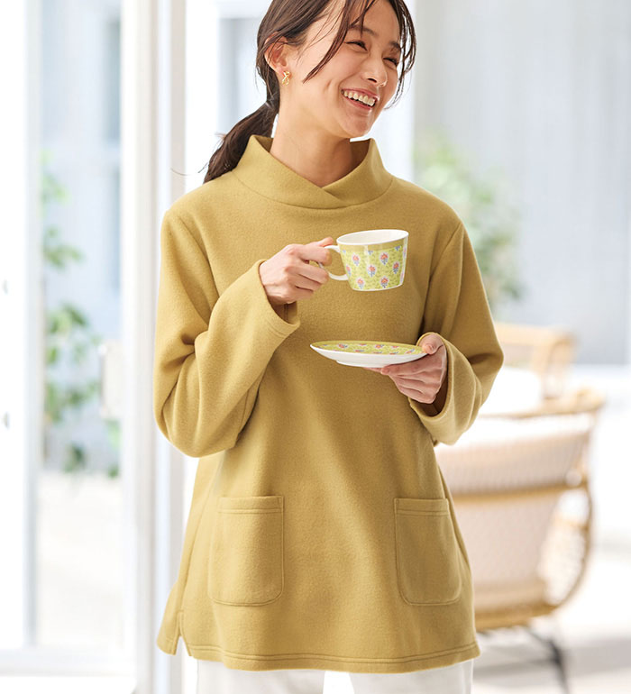 【楽天市場】チュニック レディース 毎日着られる！快適フリースチュニック 2025冬 ベルーナ belluna M～5L：ベルーナ