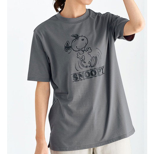 【楽天市場】\GWクーポン利用で店内全品10％OFF／Tシャツ スヌーピービンテージデザインTシャツ(M～LL) レディースファッション ミセス 大人 トップス シャツ 40代 50代 ...