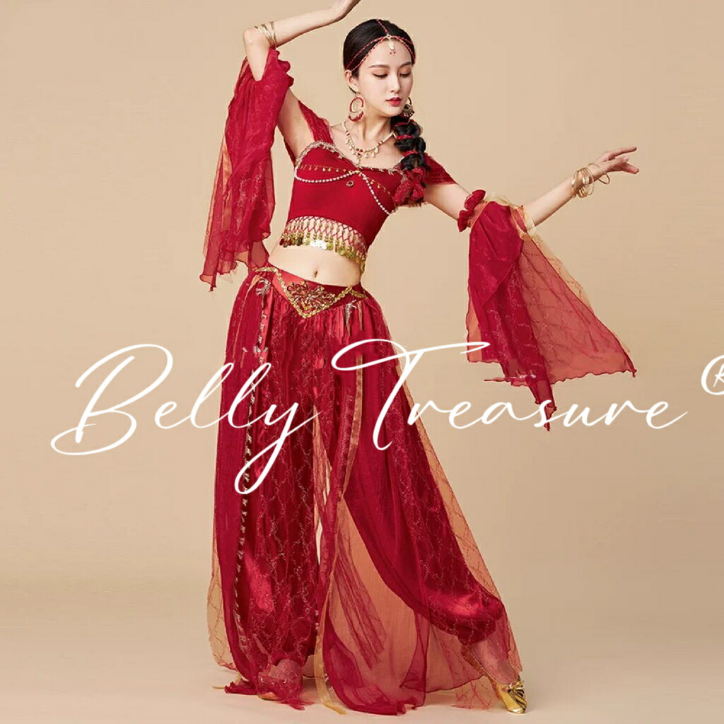 【楽天市場】ベリーダンス ベリーダンスエスニック舞台用衣装NSWD-003-202502：Belly Treasure 楽天市場店