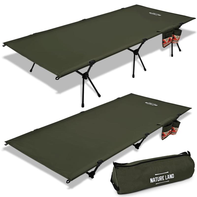 【楽天市場】【キャンプインストラクター推薦】 コット ワイド 90cm キャンプ 2WAY 600D 軽量 耐荷重 150kg キャンプコット 静音 折りたたみ式 ハイ ロー 切替可能 防災 ...