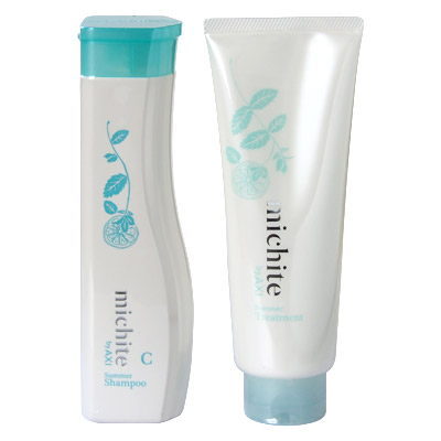 【楽天市場】クオレ michite by AXI サマーシャンプークール 250ml/サマートリートメント200gセット サロンシャンプー トリートメント サロン専売品 美容室 専売品 クオレ ...