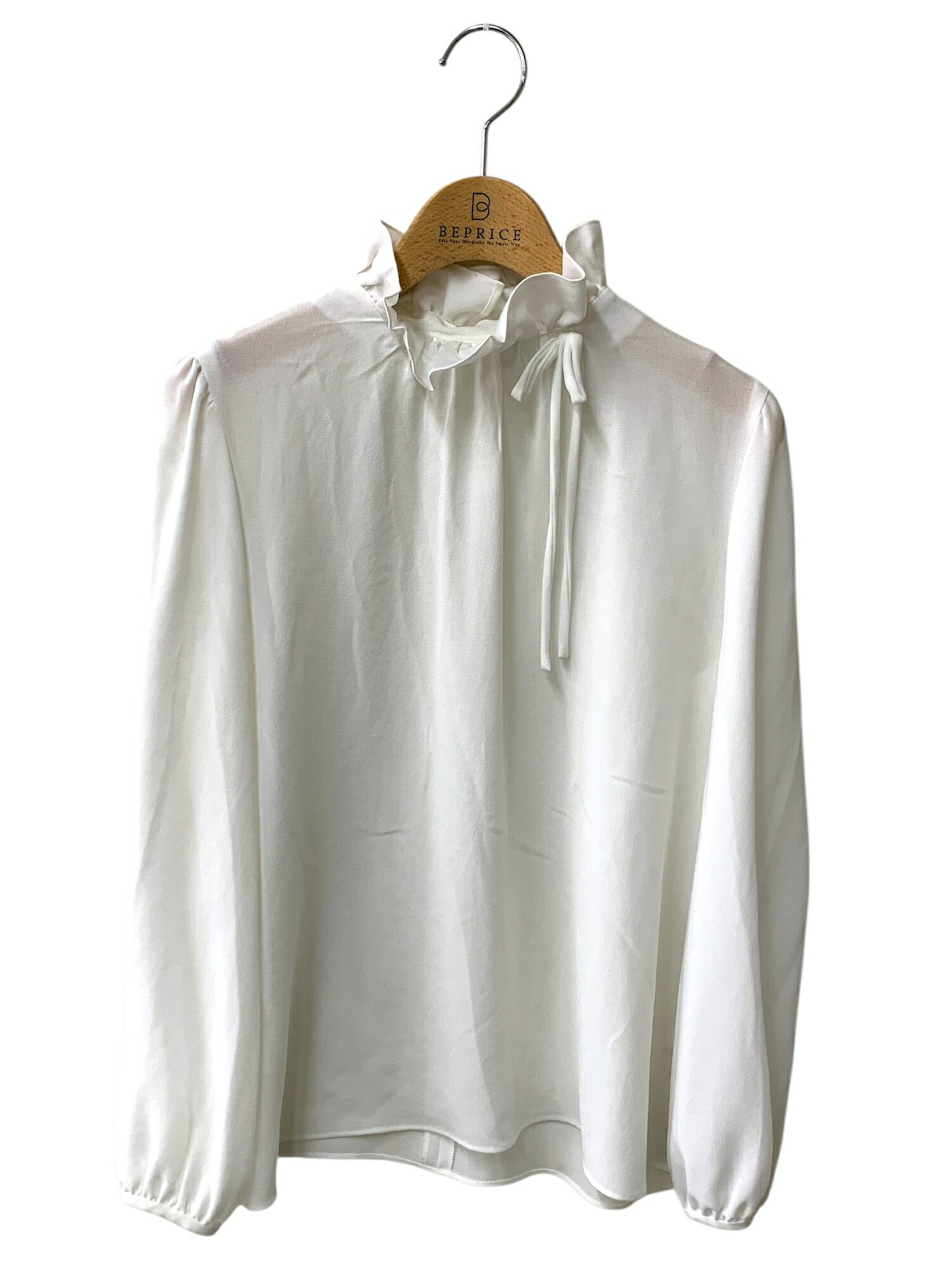 【楽天市場】エムズグレイシー 010102 Tシャツ カットソー 38 ホワイト 衿フリル【中古】 ITRLR9T2RK7K：ブランドショップ ...