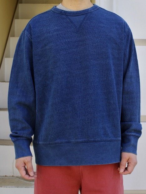 【楽天市場】BANANA REPUBLIC(バナナリパブリック)INDIGO FRENCH TERRY CREW(インディゴ フレンチテリー ...
