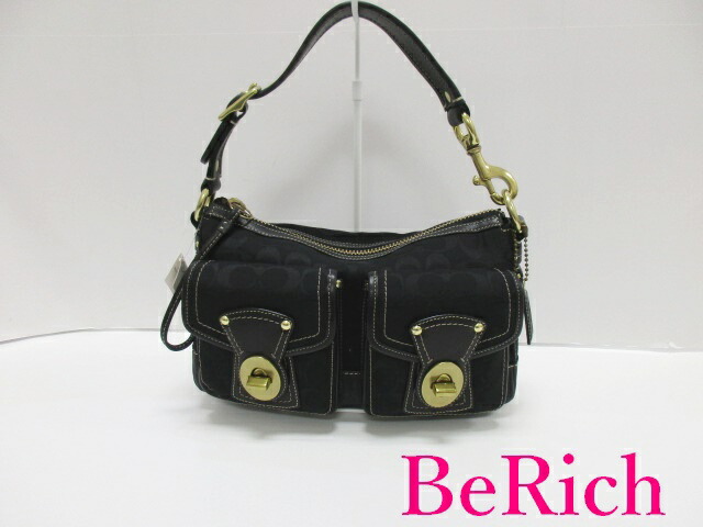 【楽天市場】コーチ COACH ショルダーバッグ レガシー シグネチャー 10339 黒 ブラック キャンバス レザー ロゴ ワンショルダー ...