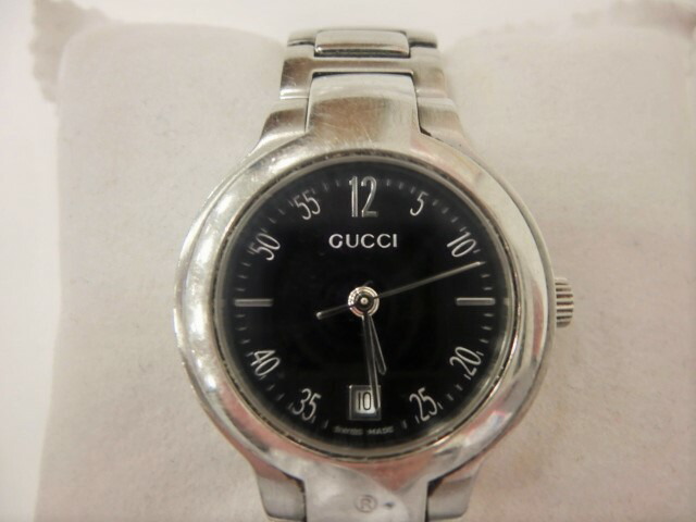 【楽天市場】グッチ レディース ウォッチ 8900L 腕時計 SS デイト クォーツ ブラック文字盤 電池交換済み GUCCI 【中古】【送料 ...