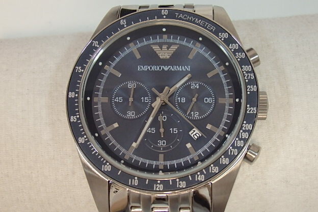 【楽天市場】エンポリオ アルマーニ EMPORIOARMANI メンズ 腕時計 AR6072 クロノ デイト クラシック ブルー 文字盤 ...