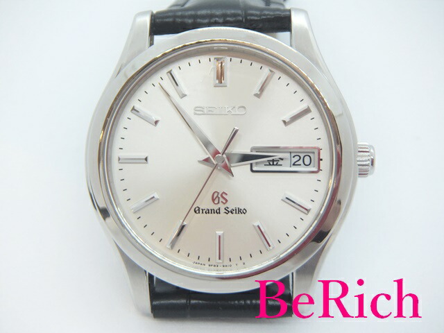 【楽天市場】グランド セイコー Grand Seiko SBGT005 9F83-9A30 メンズ 腕時計 デイデイト シルバー 文字盤 SS レザー ブレス クォーツ QZ ウォッチ GS ...