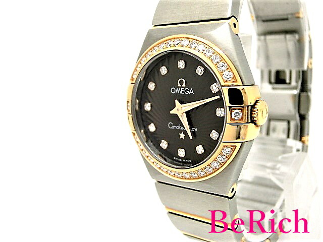 【楽天市場】美品 オメガ コンステレーション ブラッシュ 123.25.27.60.63.001 12Pダイヤ ダイヤベゼル ブラウン文字盤 ...