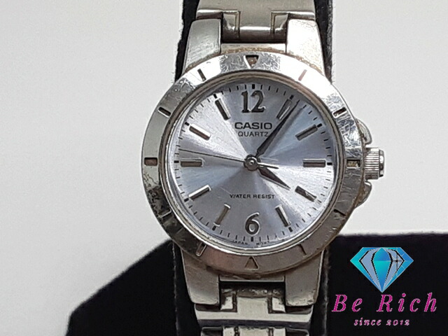 【楽天市場】カシオ CASIO レディース 腕時計 LTP-1177 ライト ブルー シルバー SS ブレス アナログ クォーツ QZ ...