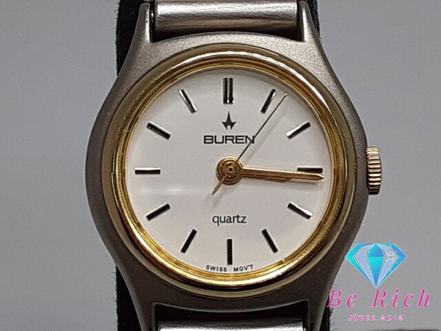 【楽天市場】ビューレン BUREN レディース 腕時計 OW-BU-217340 白 ホワイト シルバー ゴールド SS ブレス アナログ ...